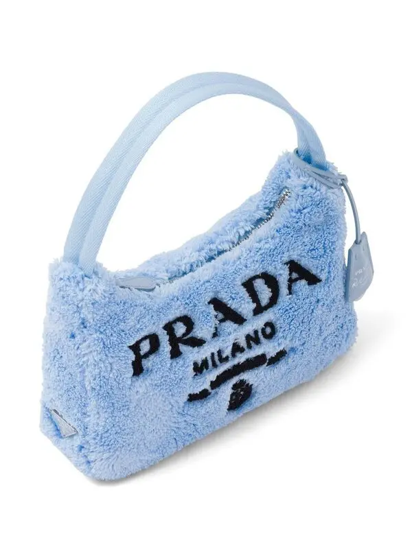 PRADA☆ Re Edition 2000 テリー ミニバッグ Prada Re-Edition 2000 Terry Mini Bag Yellow/Black in Soft Terry - US