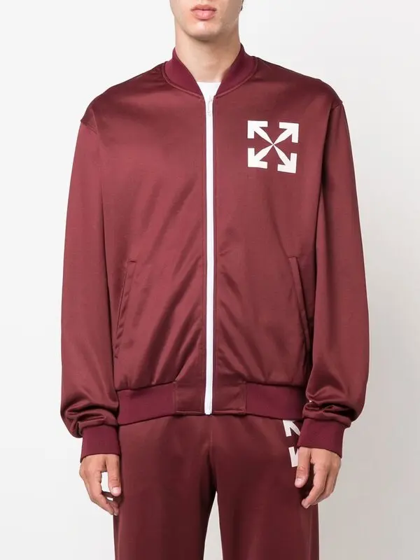 Off-White Arrows-motif Track Jacket - Red