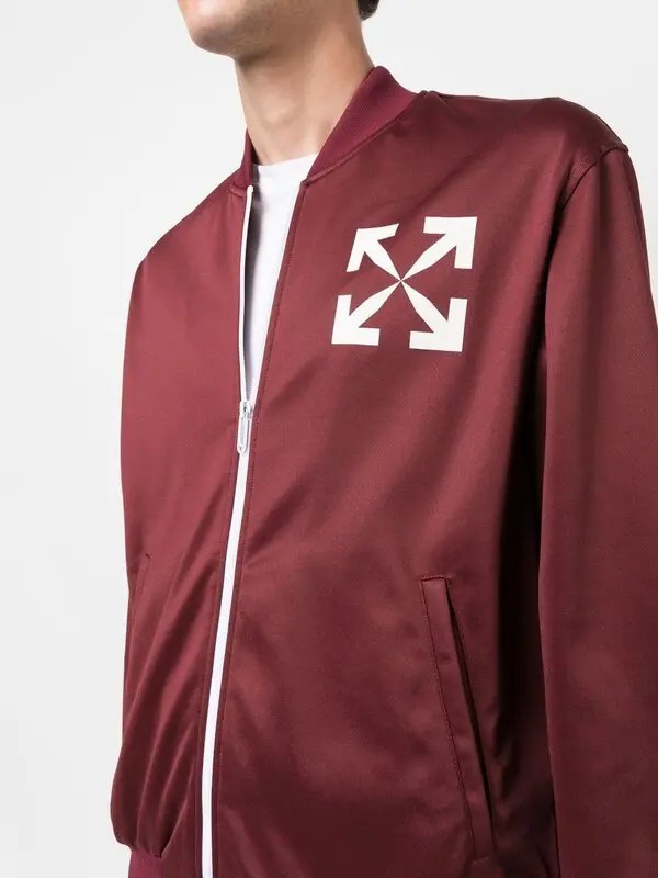 Off-White Arrows-motif Track Jacket - Red