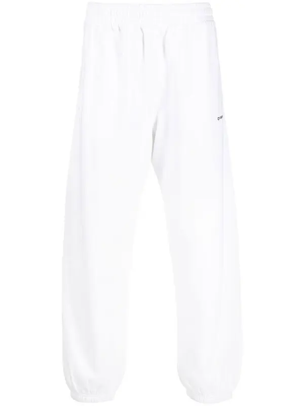 Off-White Diag-print Track Pants - White