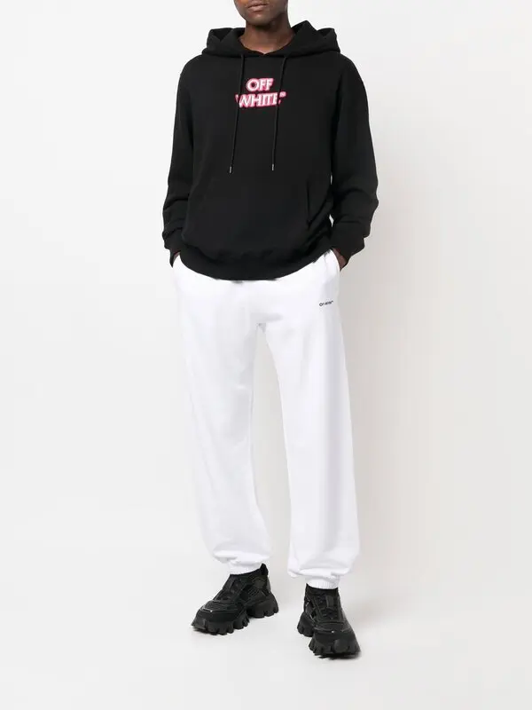 Off-White Diag-print Track Pants - White