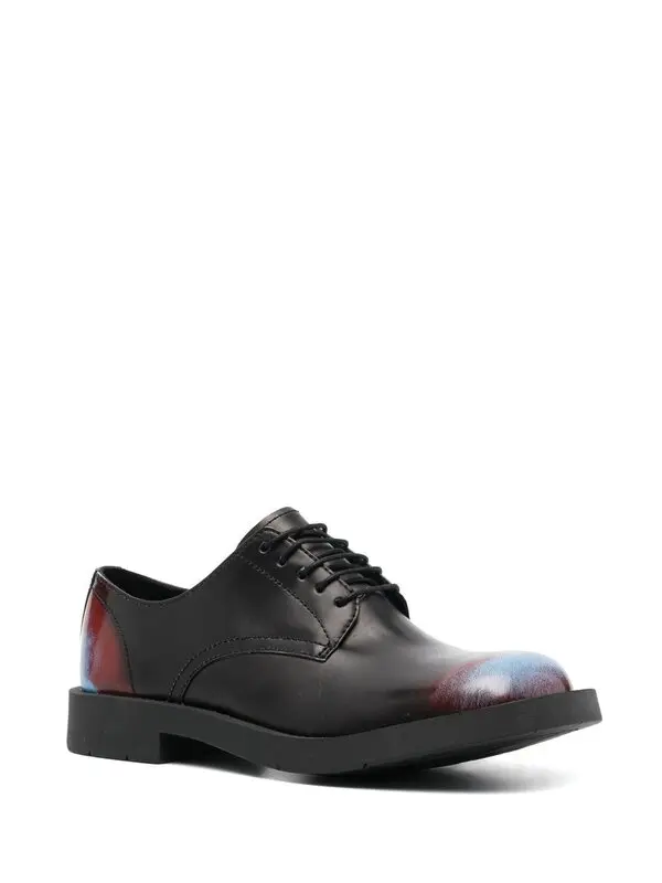 Camper Distressed Effect Leather Lace-up Shoes