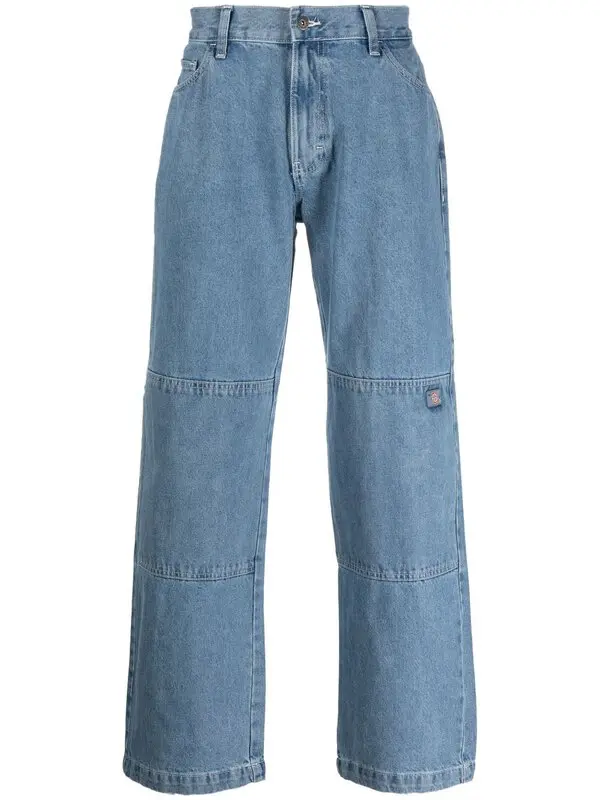 Dickies Mid-rise Wide-leg Jeans - Blue