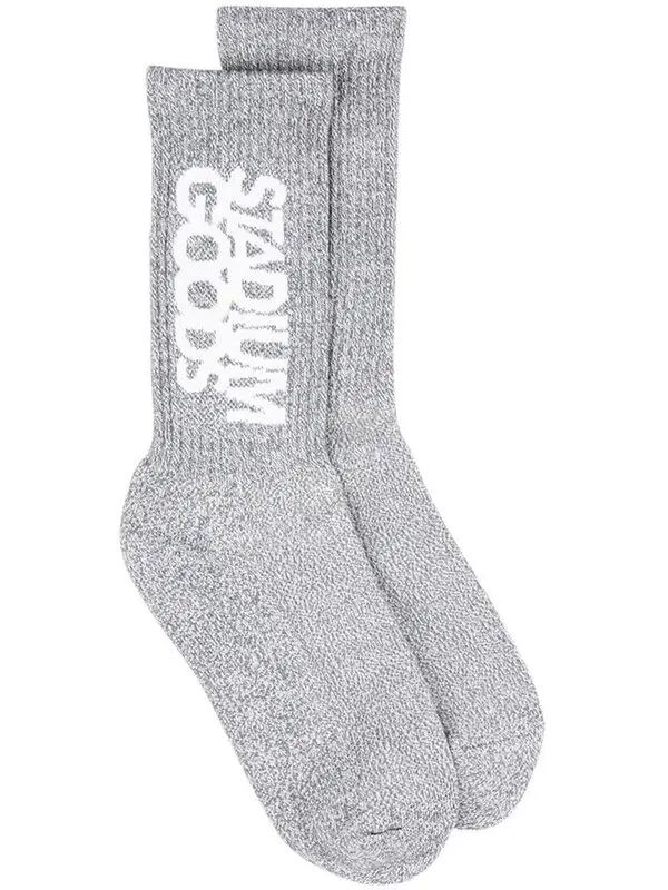 STADIUM GOODS Logo-print Crew Socks - Grey