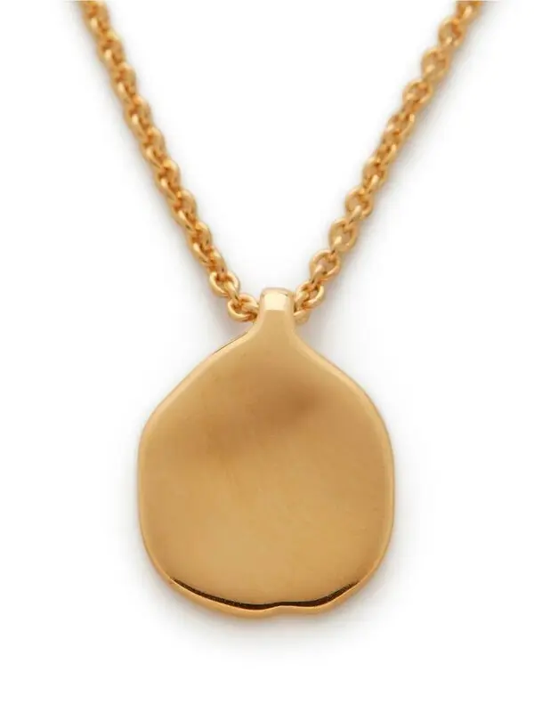 Monica Vinader Coin Pendant Necklace - Gold