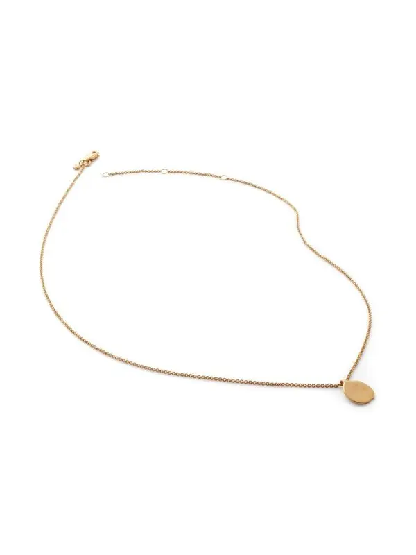 Monica Vinader Coin Pendant Necklace - Gold