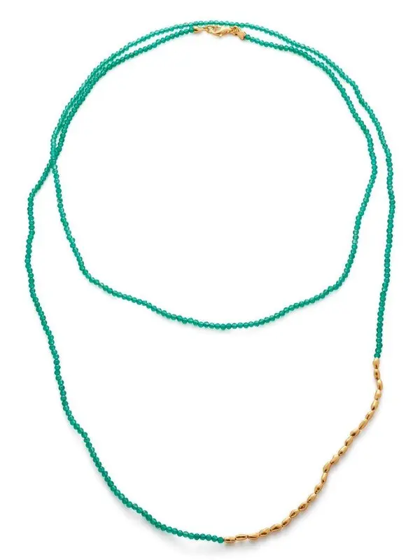 Monica Vinader Mini Nugget Beaded Necklace