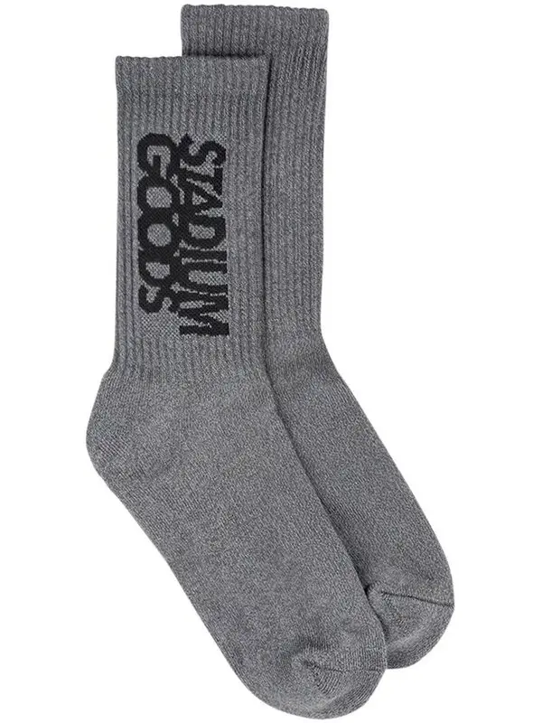 STADIUM GOODS® Logo-print Crew Socks - Grey