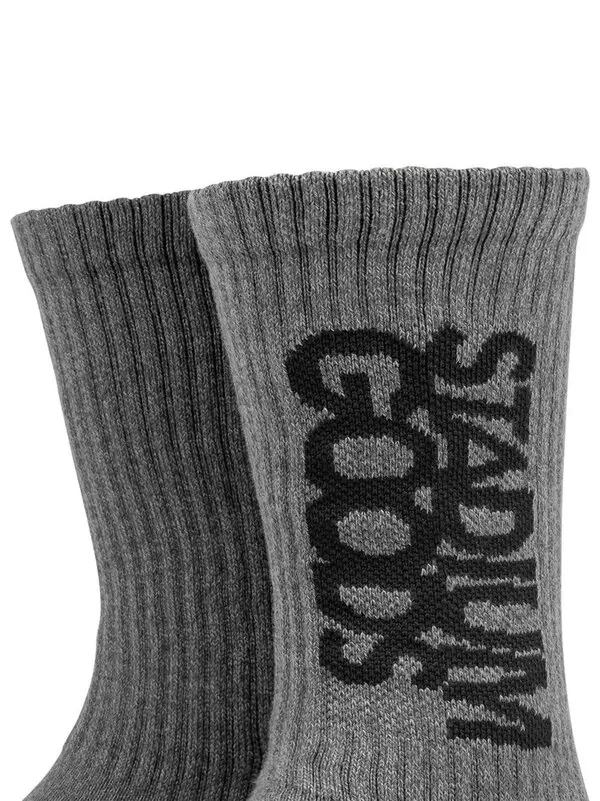 STADIUM GOODS Logo-print Crew Socks - Grey