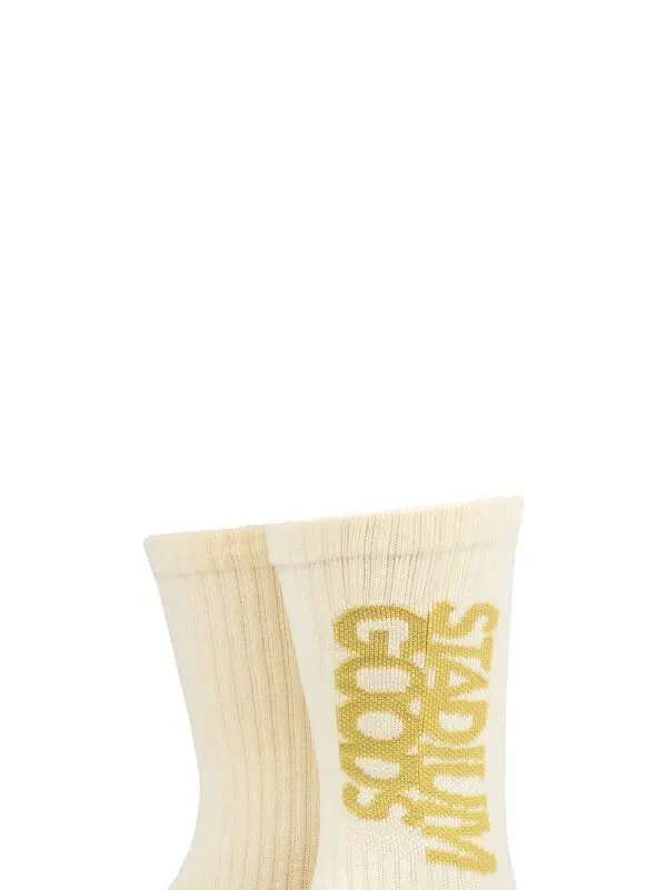 STADIUM GOODS Logo Crew Socks - Neutrals