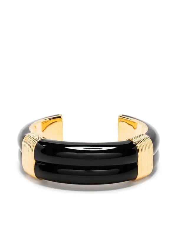 AURÉLIE BIDERMANN Panelled Cuff Bracelet - Gold
