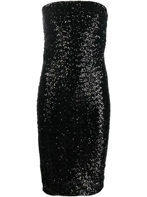 P.a.r.o.s.h Sequin Off-shoulder Dress