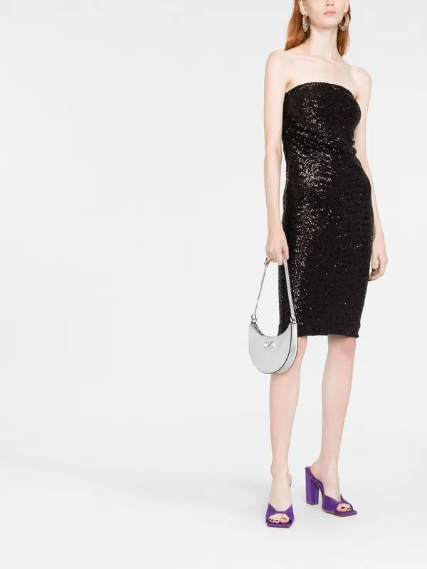 P.a.r.o.s.h Sequin Off-shoulder Dress