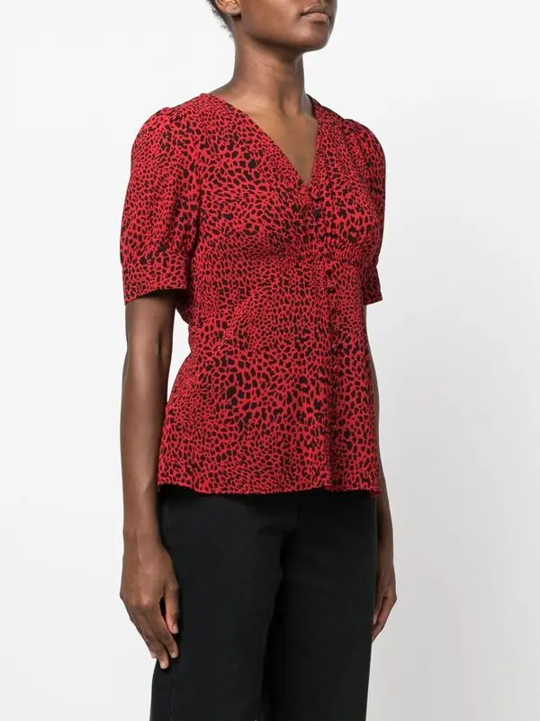 Michael Kors Leopard-print Blouse