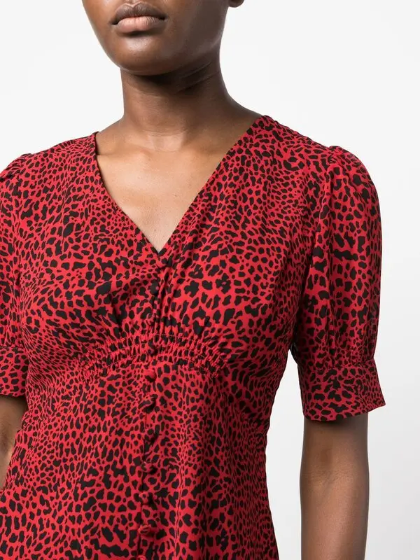 Michael Kors Leopard-print Blouse