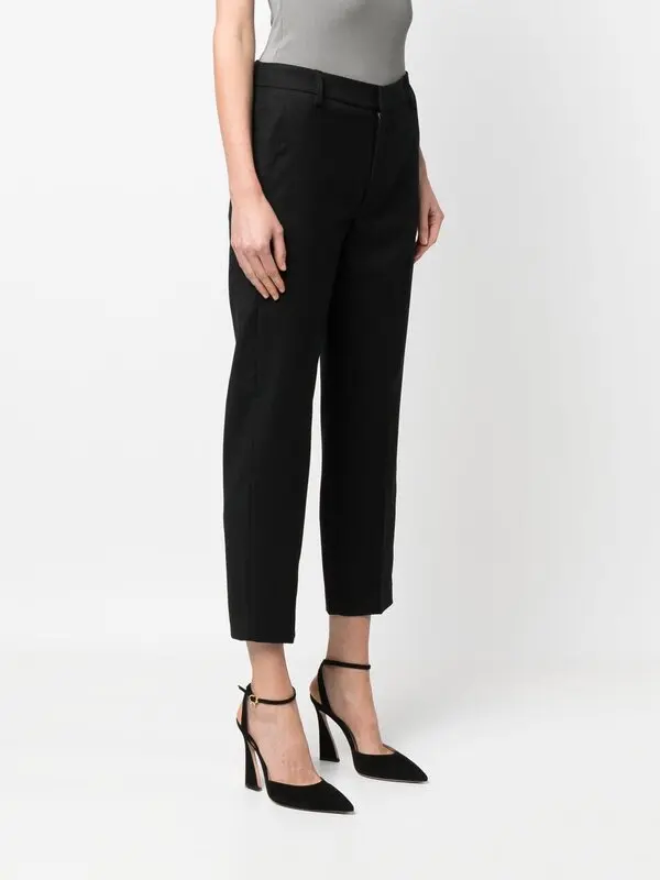 DONDUP Low-rise Tapered Cropped Trousers