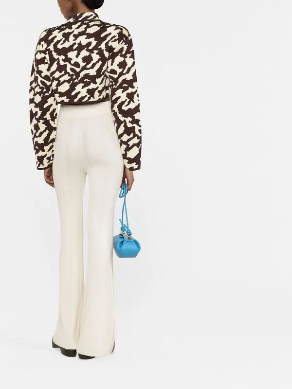 Nanushka Animal-print Cropped Jacket