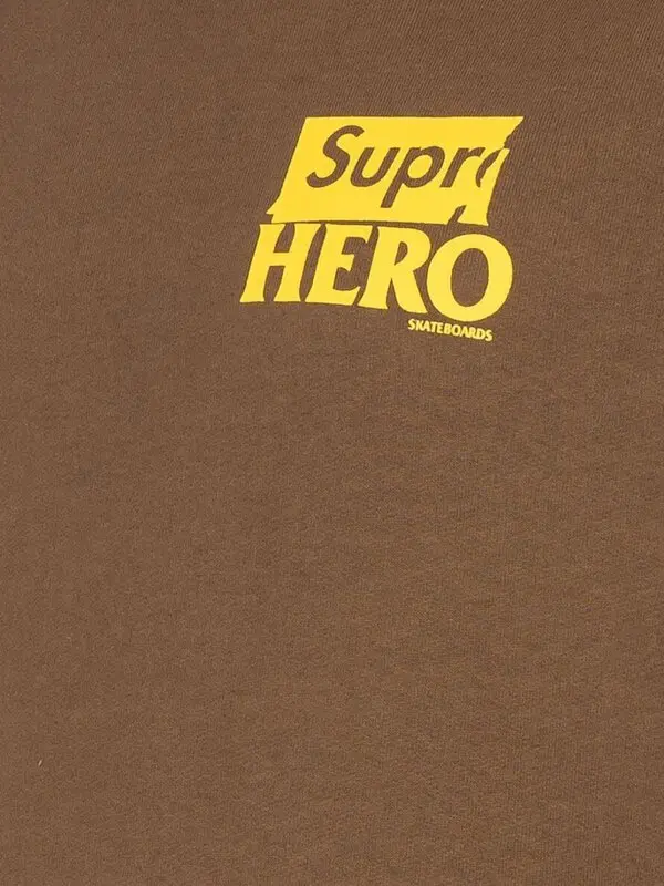 Supreme Antihero Drawstring Hoodie - Brown