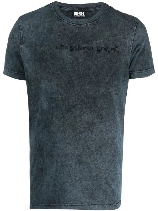 DIESEL® Slogan-print Cotton T-shirt