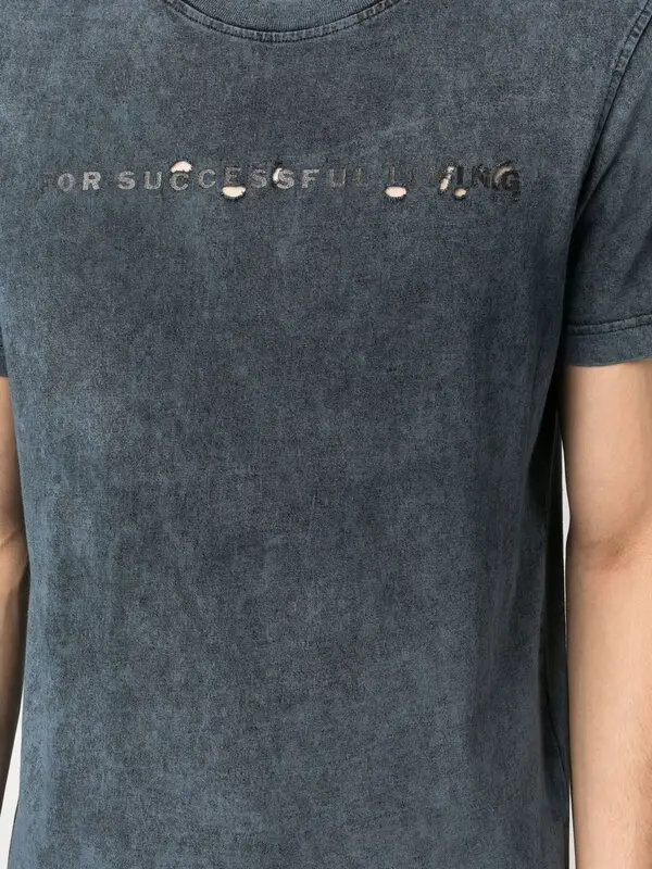 DIESEL® Slogan-print Cotton T-shirt