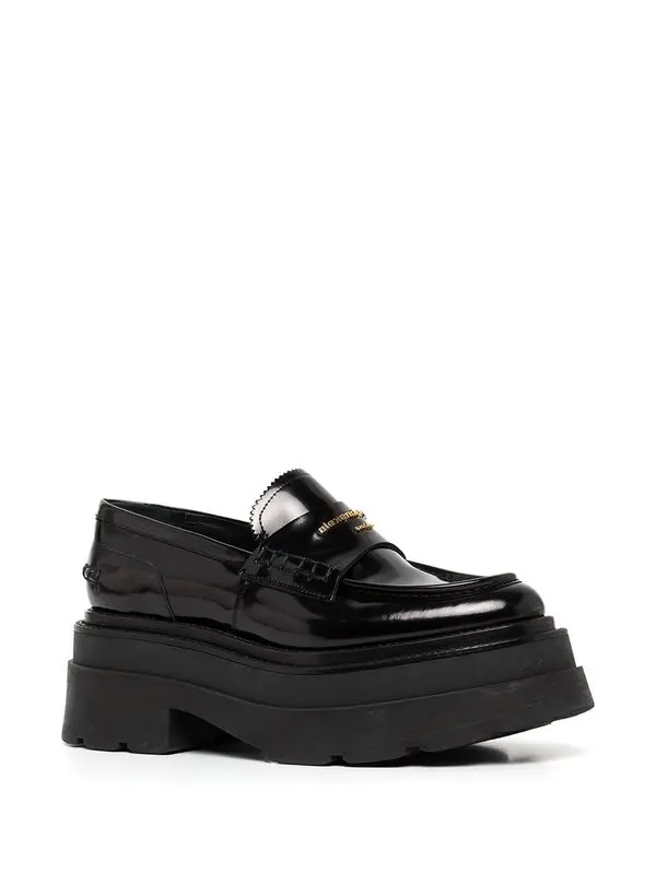 Alexander Wang Chunky Sole Leather Loafers