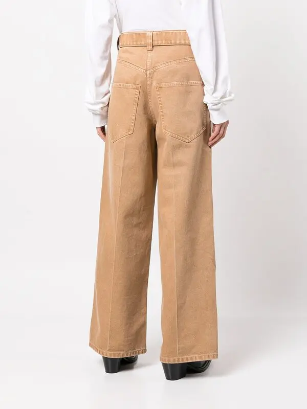 Alexander Wang Belted Wide-leg Jeans