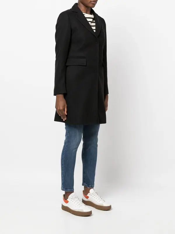 Liu Jo Single-breasted Tailored Coat - Black