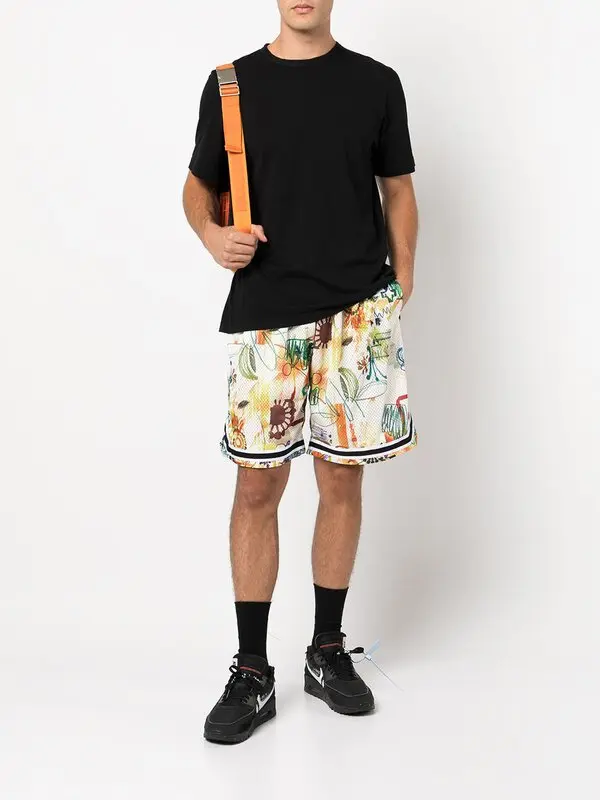 John Elliott Scribble-print Shorts