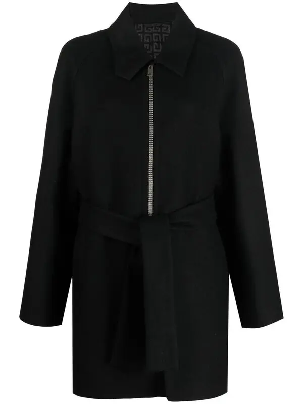 Givenchy 4g-zip Belted Coat