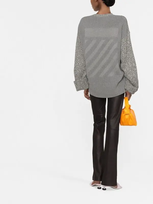 Off-White Diag-stripe Oversized Jumper
