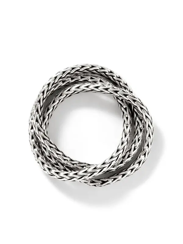 John Hardy Classic Chain Rolling Ring - Silver