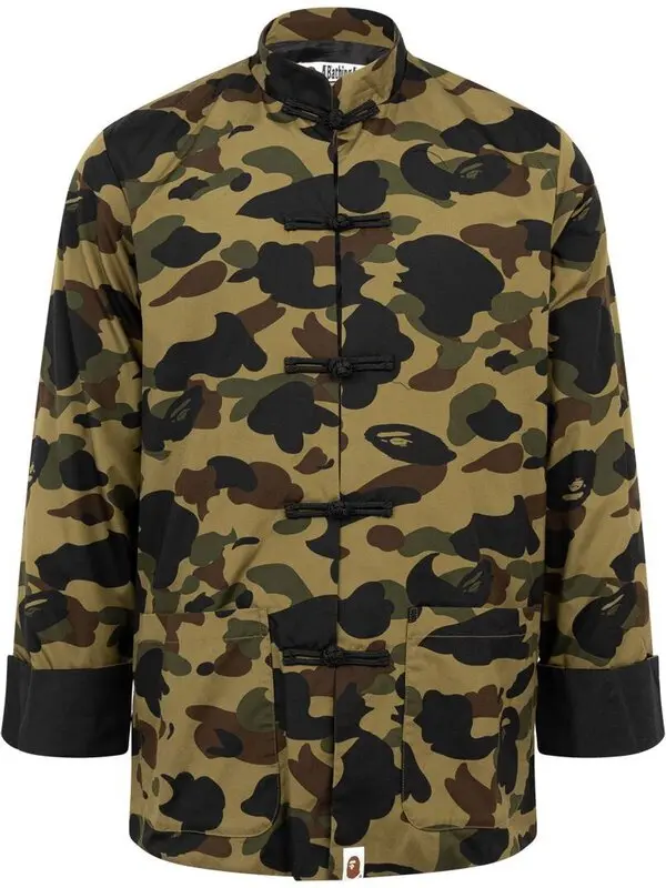 A BATHING APE 1st Camo China Jacket - Green