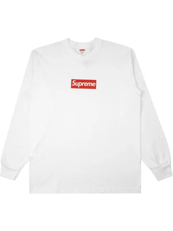 Supreme Box Logo Long-sleeve T-shirt - White