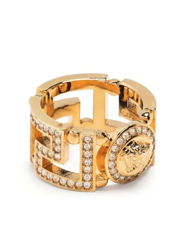Versace Medusa Greca Ring - Gold