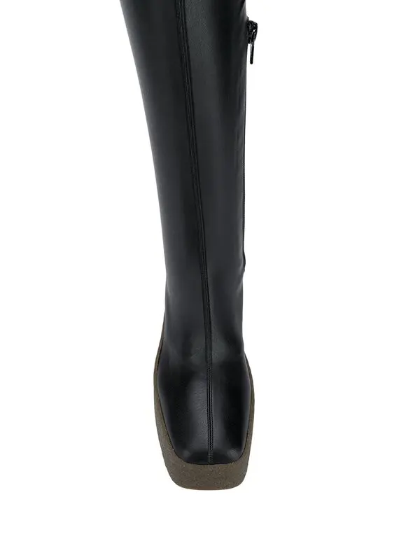 Stella McCartney Thigh-high Platform Boots With Side Zip