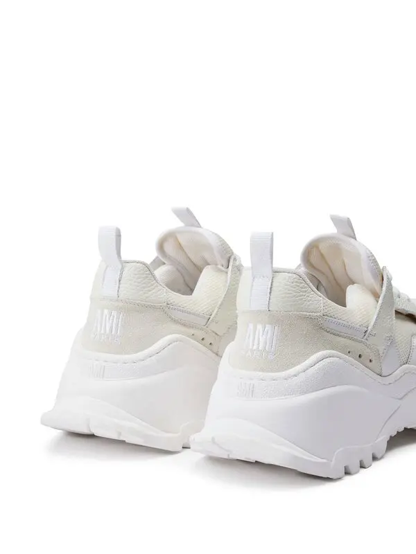 Ami Panelled Low-top Sneakers