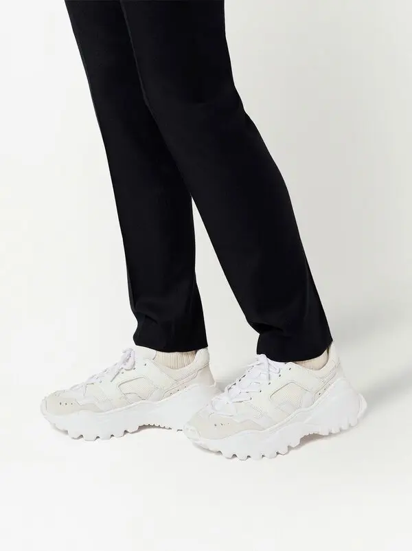 Ami Panelled Low-top Sneakers