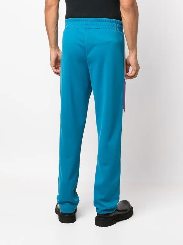 Palm Angels Colour-block Jersey Track Pants - Blue