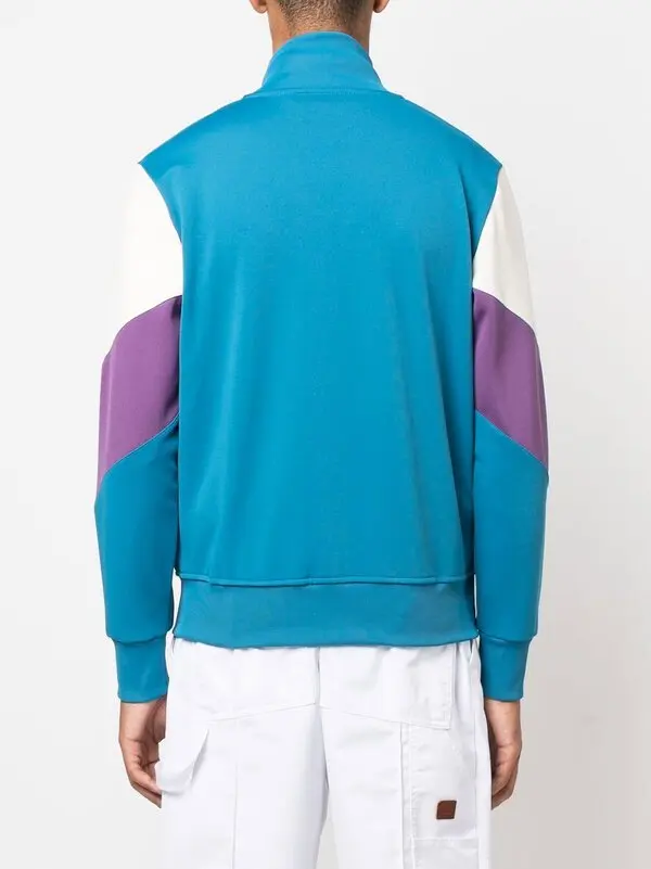 Palm Angels Colour-block Track Jacket - Blue
