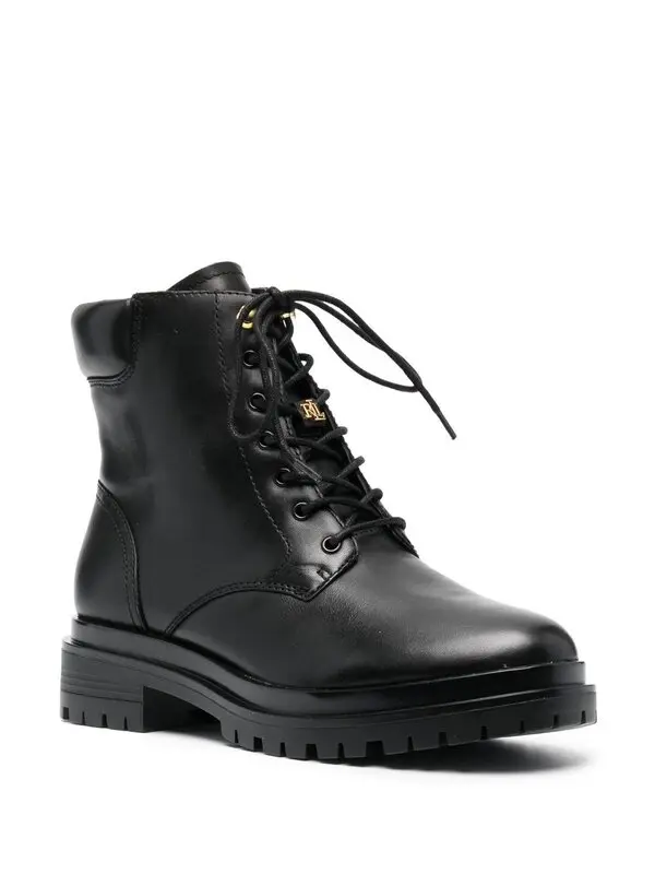 Ralph Lauren Corinne Lace-up Combat Boots