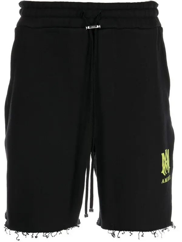 Amiri Logo Track Shorts - Black