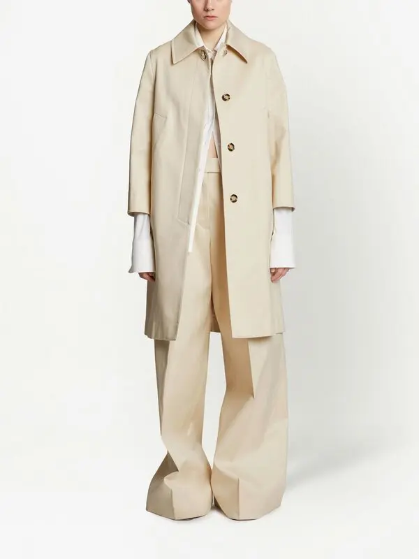 Proenza Schouler Single-breasted Cotton Coat
