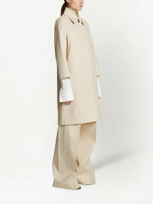 Proenza Schouler Single-breasted Cotton Coat