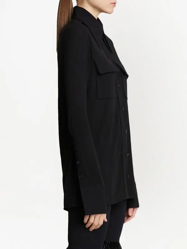 Proenza Schouler Pointed-collar Button-up Shirt