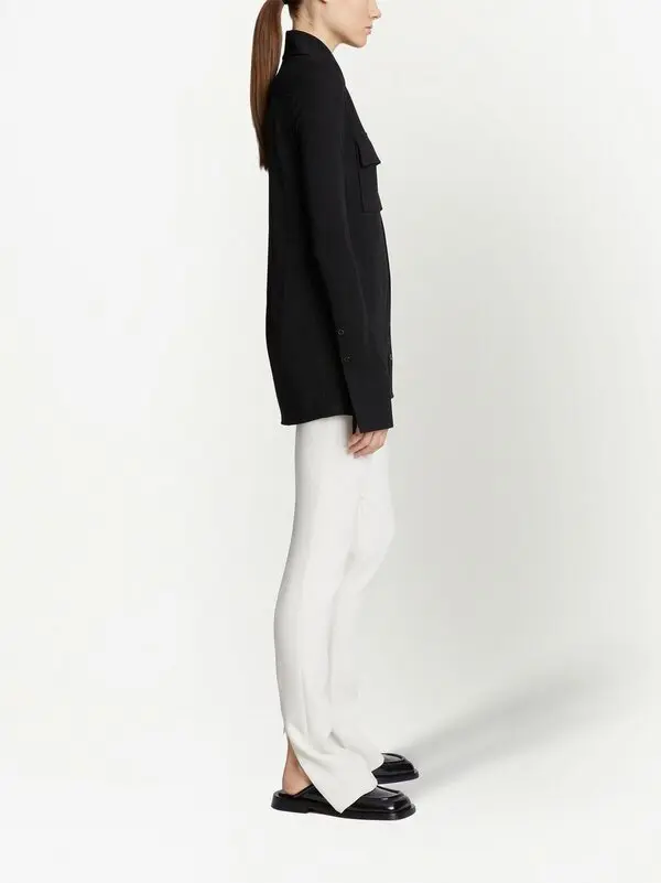 Proenza Schouler Bi-stretch Crepe Slim Trousers