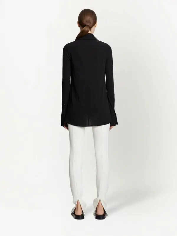 Proenza Schouler Bi-stretch Crepe Slim Trousers
