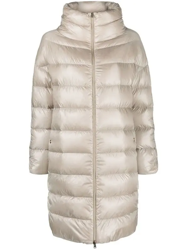 Herno High-neck Puffer Jacket - Neutrals