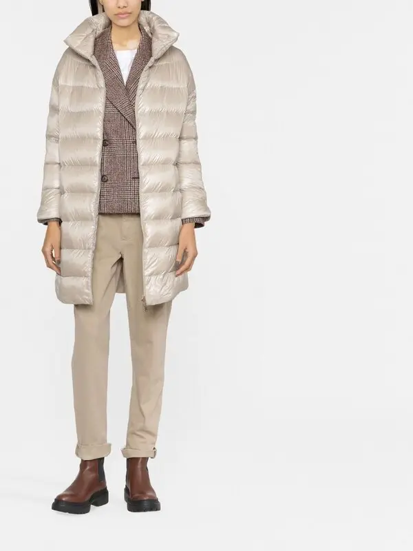 Herno High-neck Puffer Jacket - Neutrals