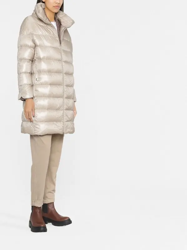 Herno High-neck Puffer Jacket - Neutrals