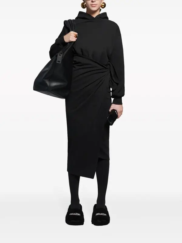 Balenciaga Easywrap Hooded Dress
